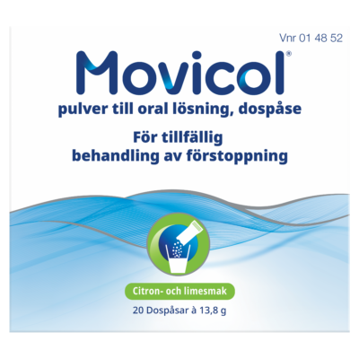 Lär dig mer om Movicol® med citron- och limesmak för vuxna